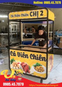 Xe cá viên 1M2x60x195 - VUA XE ĐẨY BÁN HÀNG
